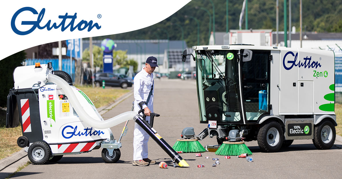 Contact Glutton®, the expert in electric street cleaning equipment